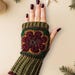 Cosy Flower Fingerless Gloves Crochet Pattern. African Flower Wrist ...
