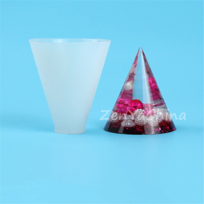 Cone Triangular Silicone Mold for Jewelry Making Tool Diy UV - Etsy