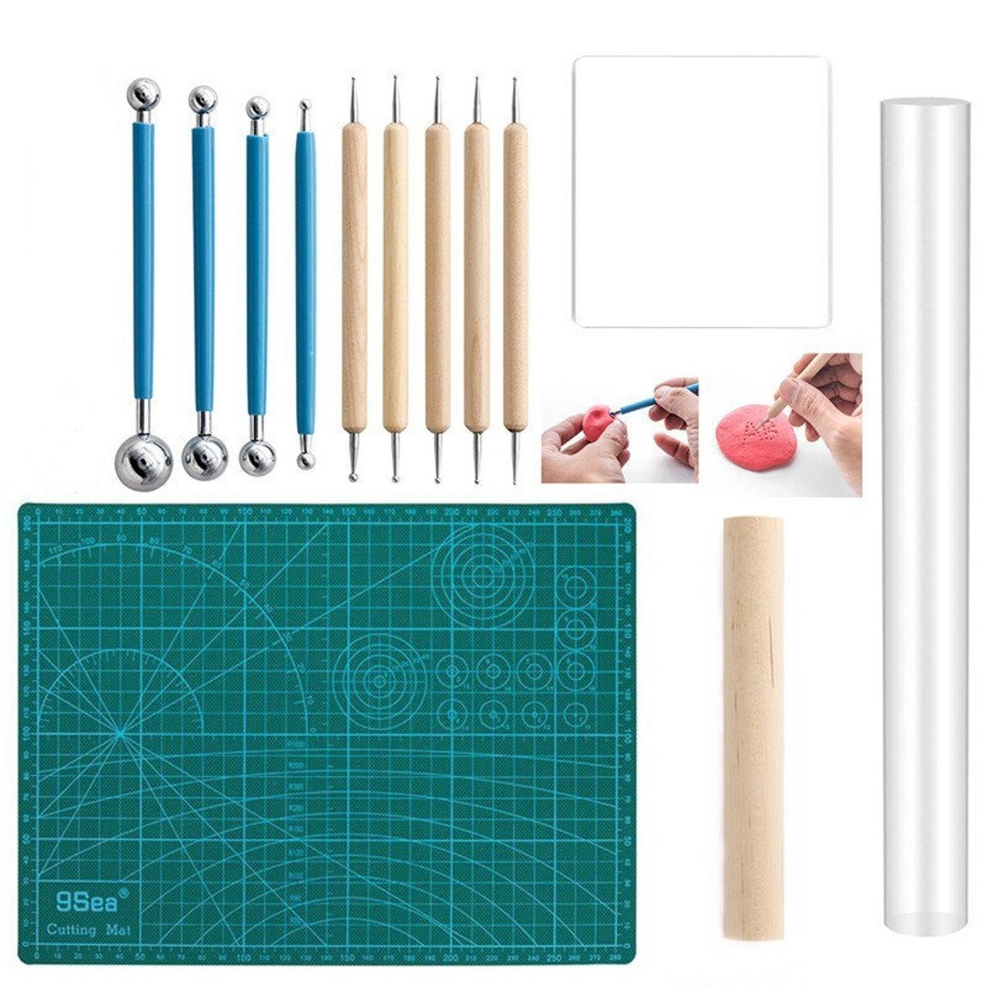 Polymer Clay Carving Tools Clay Shaping Tools Metal Plastic Knife for ...