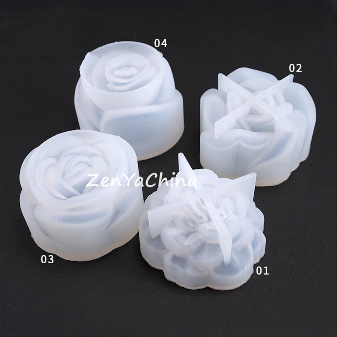 3D Flower Silicone Mold Resin Flowers Making Resin Jewelry Tool UV ...