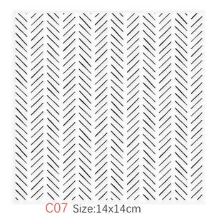 Polymer Clay Texture Stamp Sheets Geometric Pattern Texture Dots DIY ...