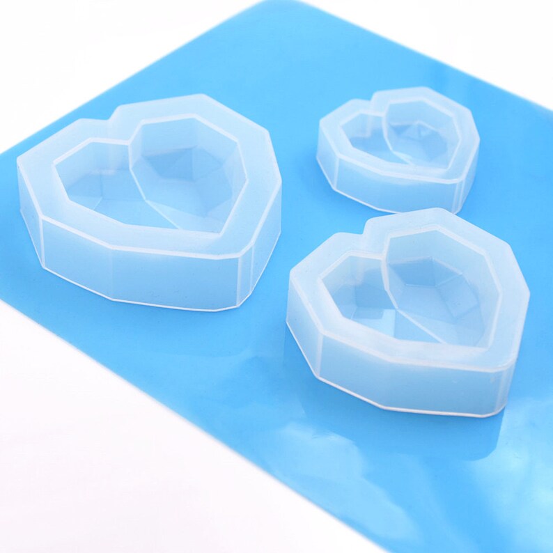 Heart Gem Mold Silicone Mold for Resin Handmade DIY Jewelry - Etsy