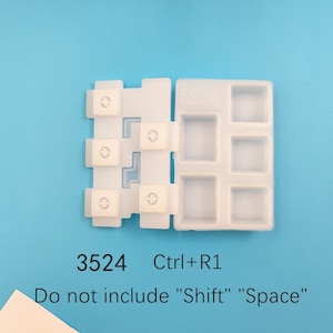 13pieces/set Mechanical Keyboard OEM Key Cap Mold Silicone Mold Resin ...