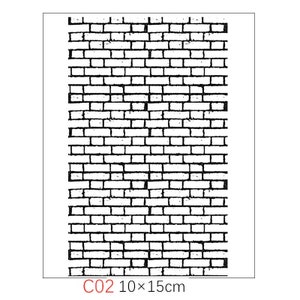 Polymer Clay Texture Stamp Sheets Geometric Pattern Texture Dots DIY ...