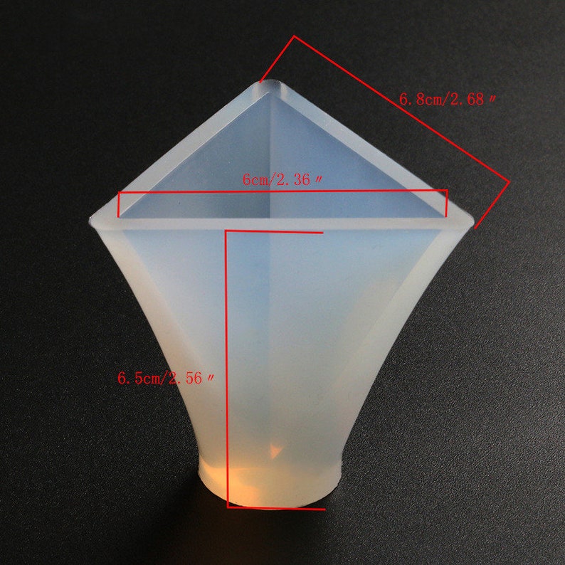 Cone Triangular Silicone Mold for Jewelry Making Tool Diy UV | Etsy