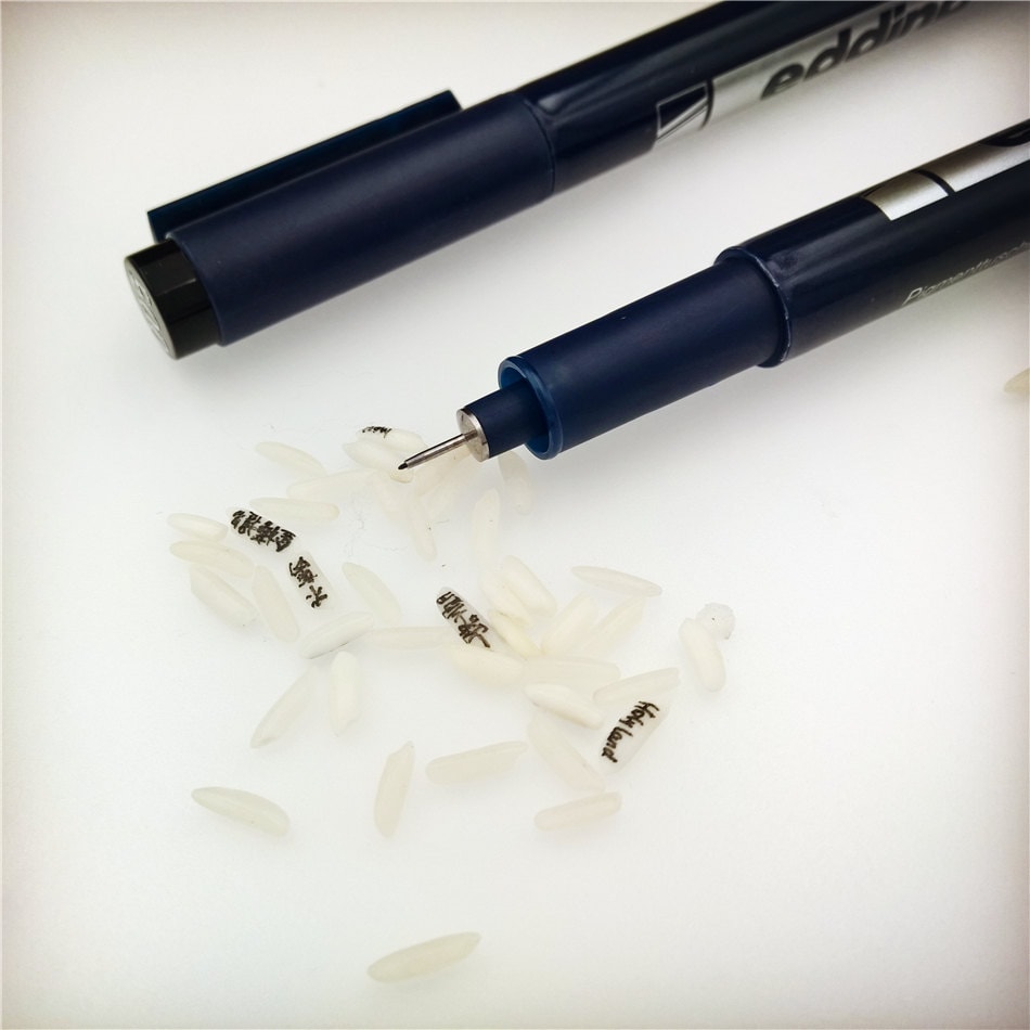 2 Pieces Drawing Pens Write on Rice Pen Edding 005 Line - Etsy