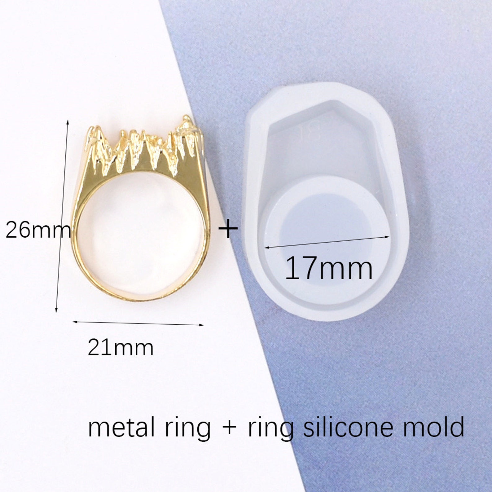 Silicone Ring Mold for Resin Jewelry Cliff Style Ring Mold - Etsy