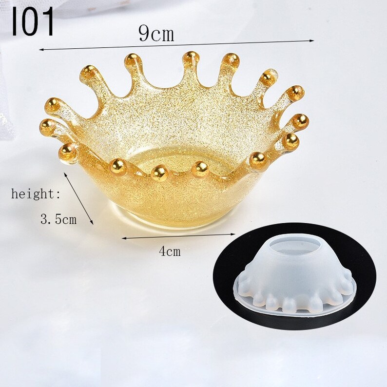 Crown Storage Box Mold Resin Pumpkin Box Candy Can Storage Box | Etsy