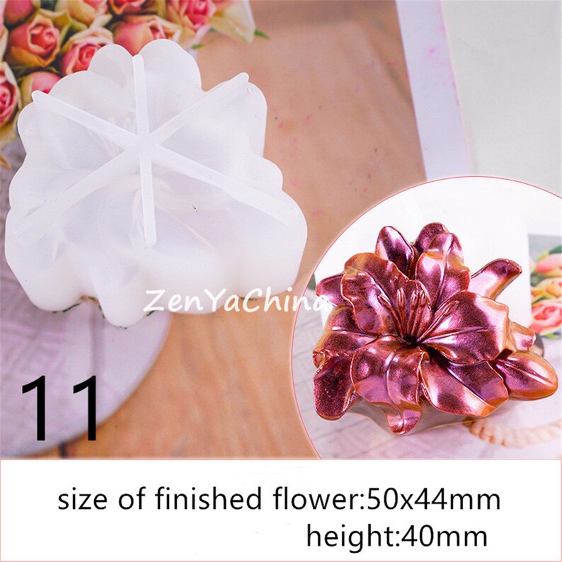 3D Flower Silicone Mold Resin Flowers Making Resin Jewelry - Etsy