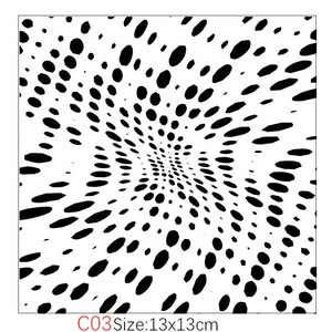 Polymer Clay Texture Stamp Sheets Geometric Pattern Texture Dots DIY ...