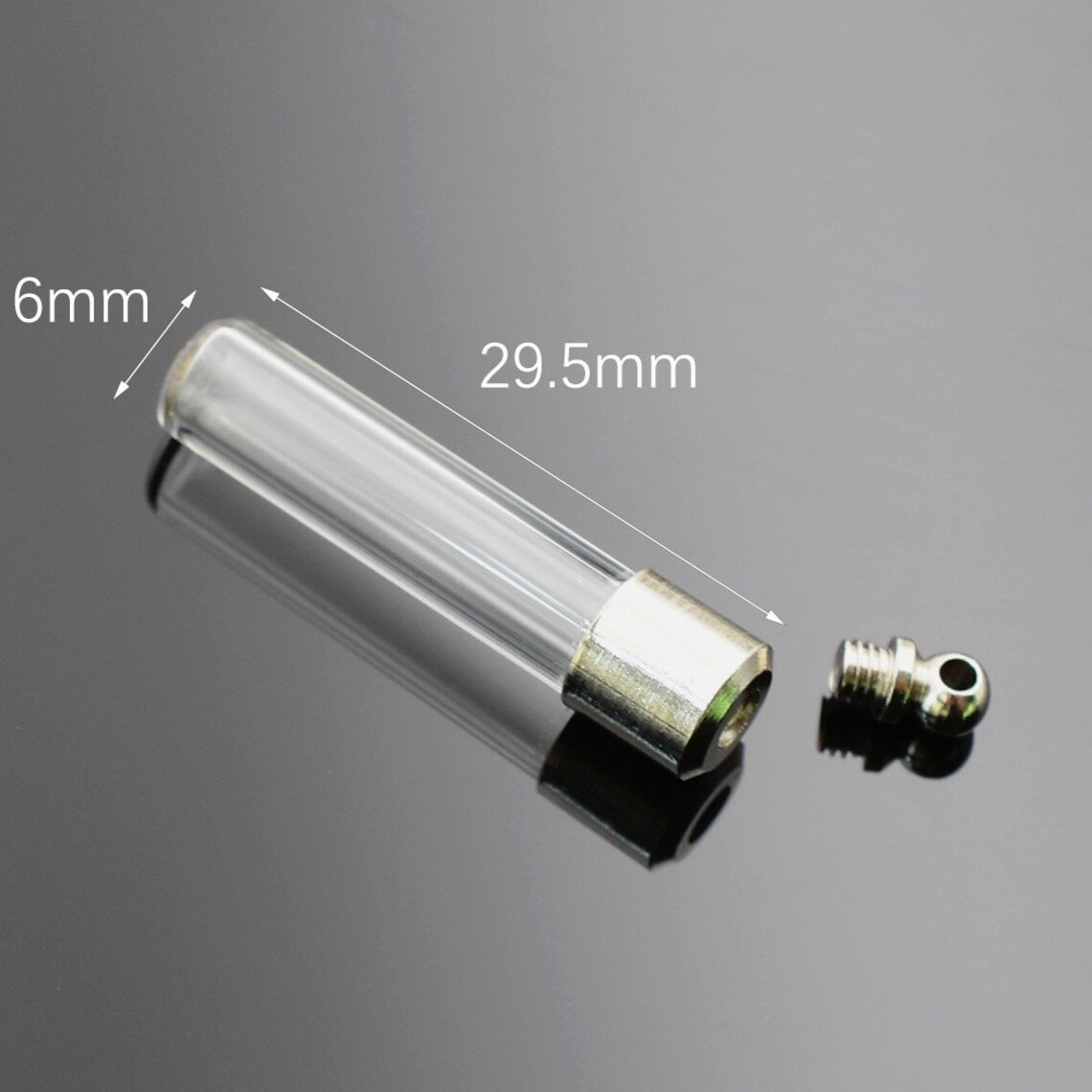 5pcs 6mm Outside Diameter glass tube with O rings glass vial | Etsy