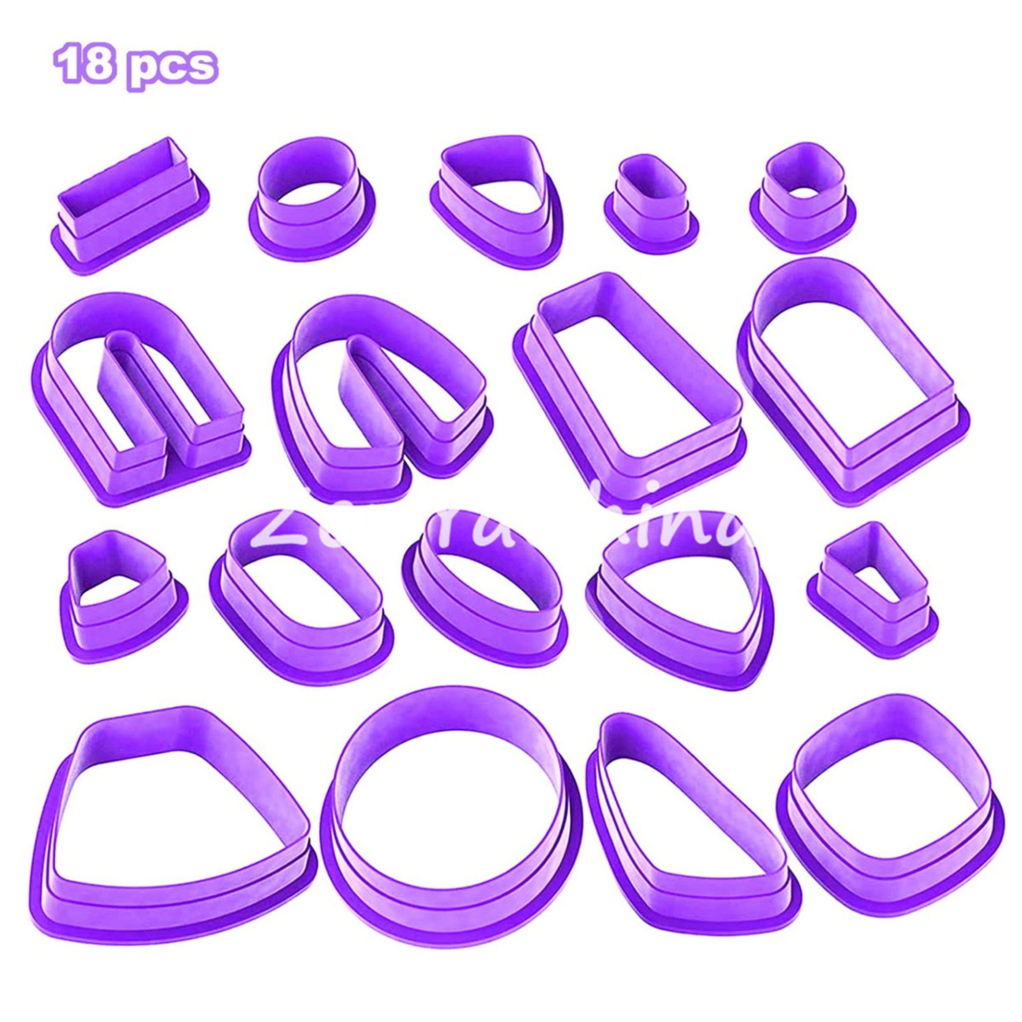 18pcs Set Polymer Clay Earring Cutter Drop Dangle Clay Cutter - Etsy