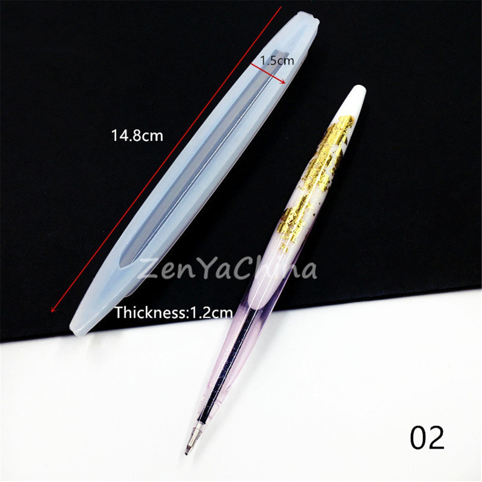 Silicone Mold for Pen Resin Pen Mold Tube Ornaments Resin - Etsy