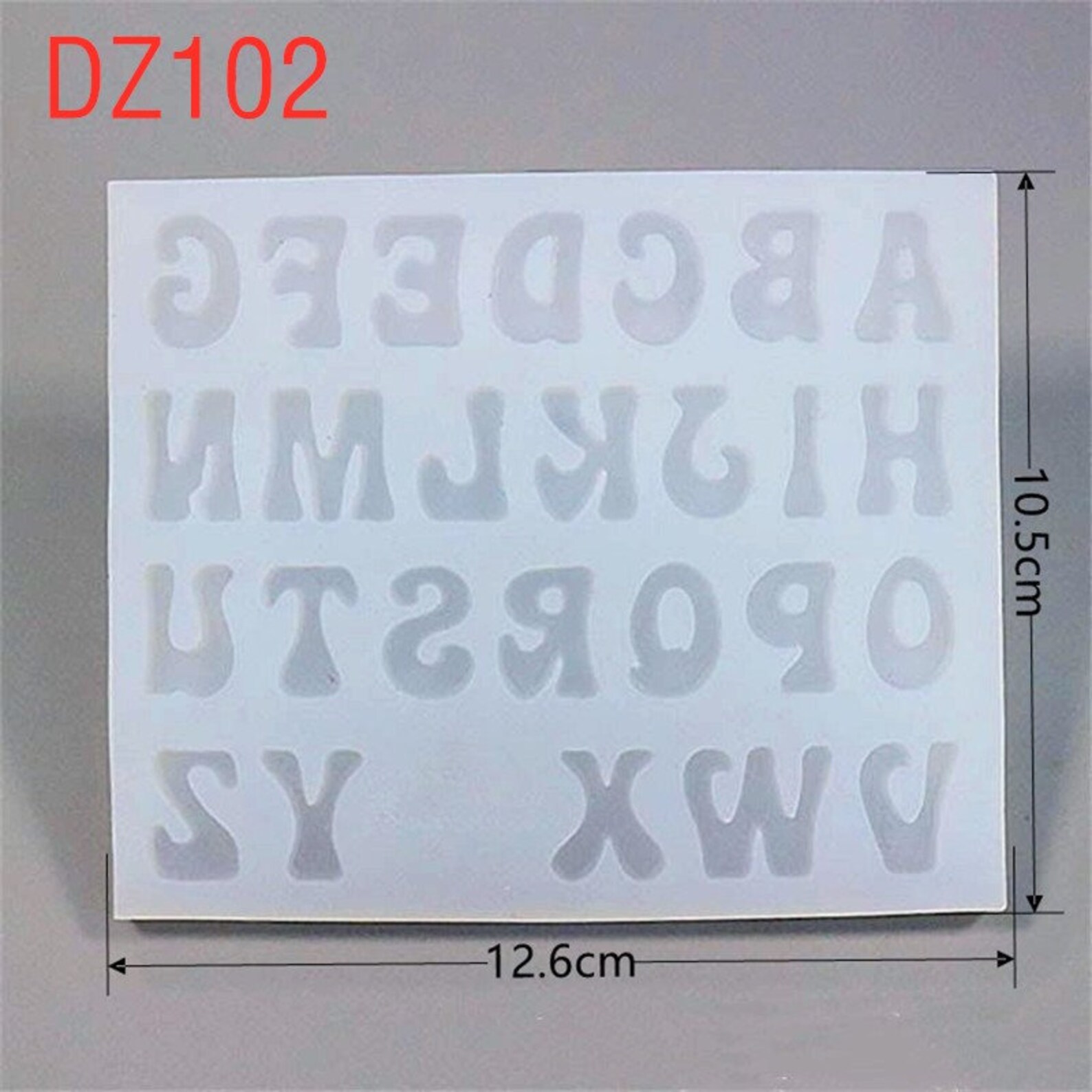 Silicone Mold Lovely Font English Letter Pendants Silicone - Etsy