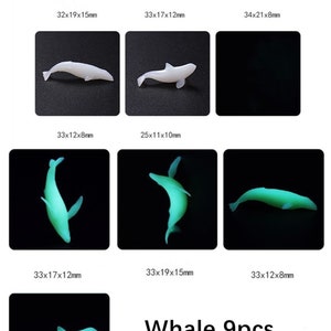 3D Cute ELK Jellyfish Swan Polar Bear for Resin Art DIY Craft Resin ...