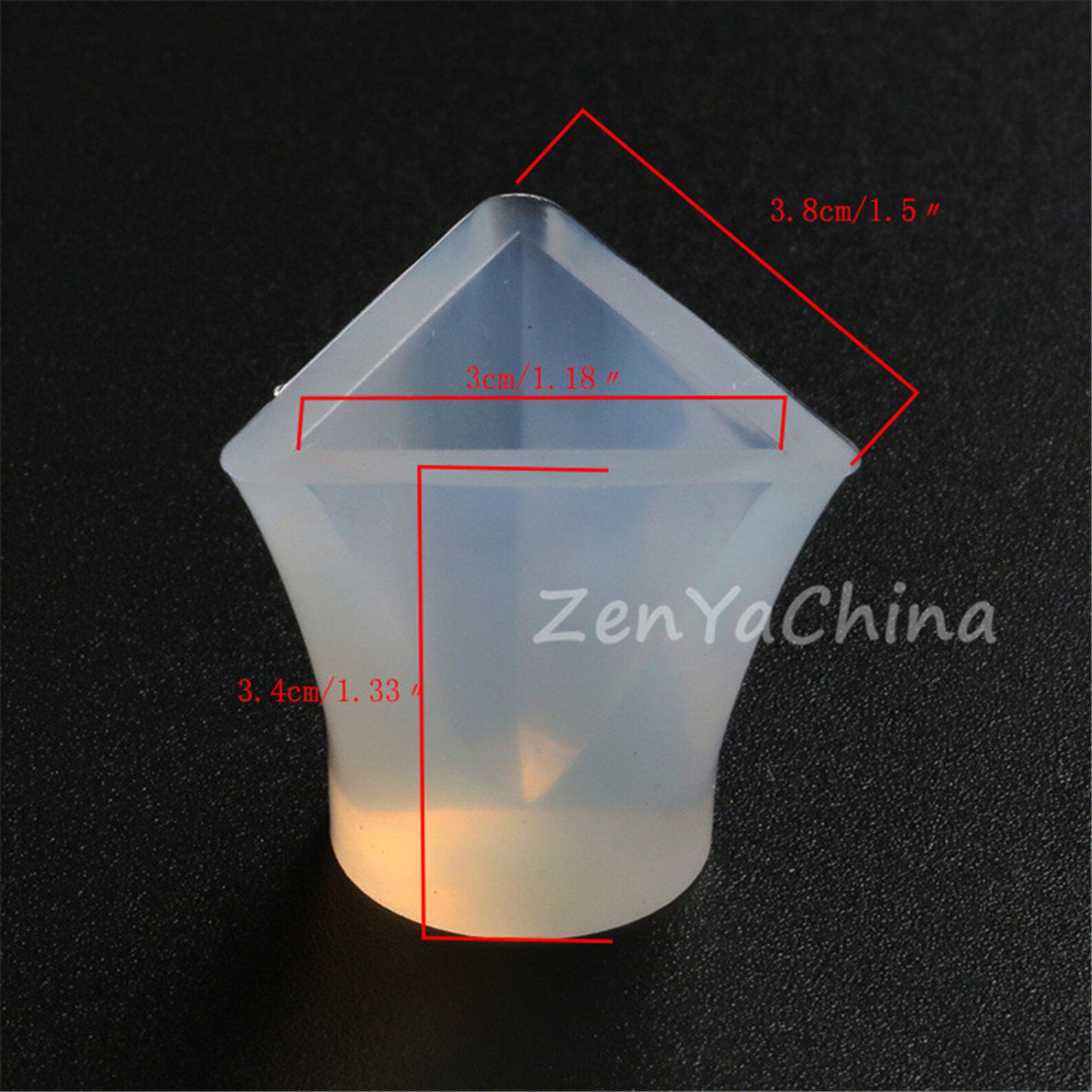 Cone Triangular Silicone Mold for Jewelry Making Tool Diy UV - Etsy