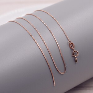 45cm 925 Silver Sterling Silver Necklace Chain Delicate - Etsy