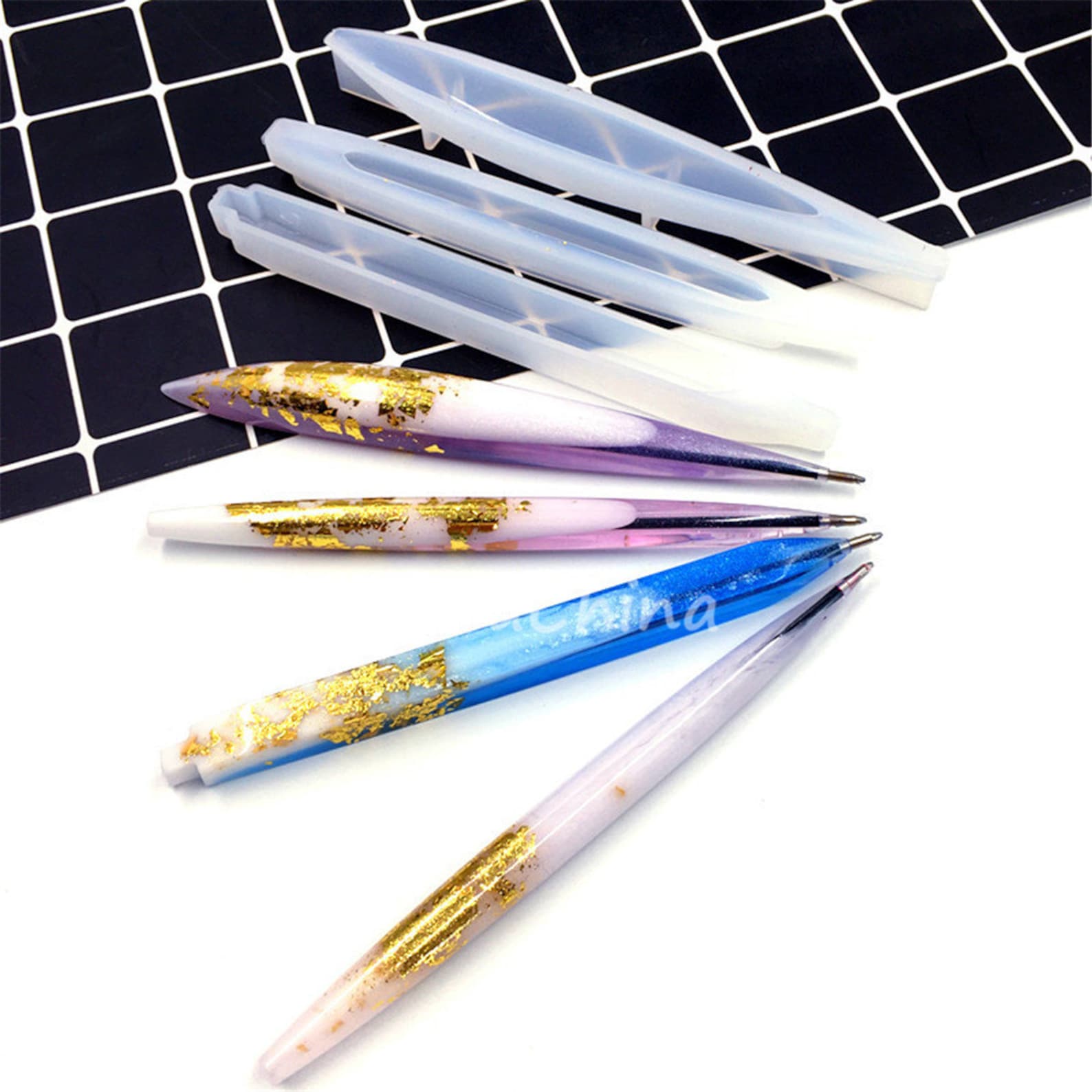 Silicone Mold for Pen Resin Pen Mold Tube Ornaments Resin - Etsy
