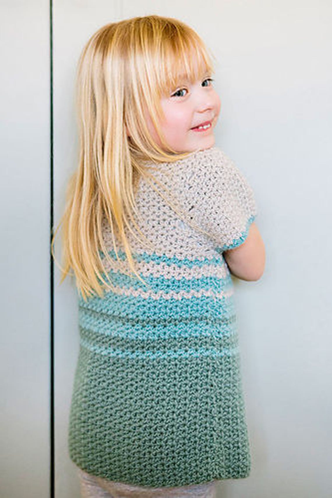 Crochet Girls Cardigan Crochet Pattern Girls Cardigan Girls Crochet ...