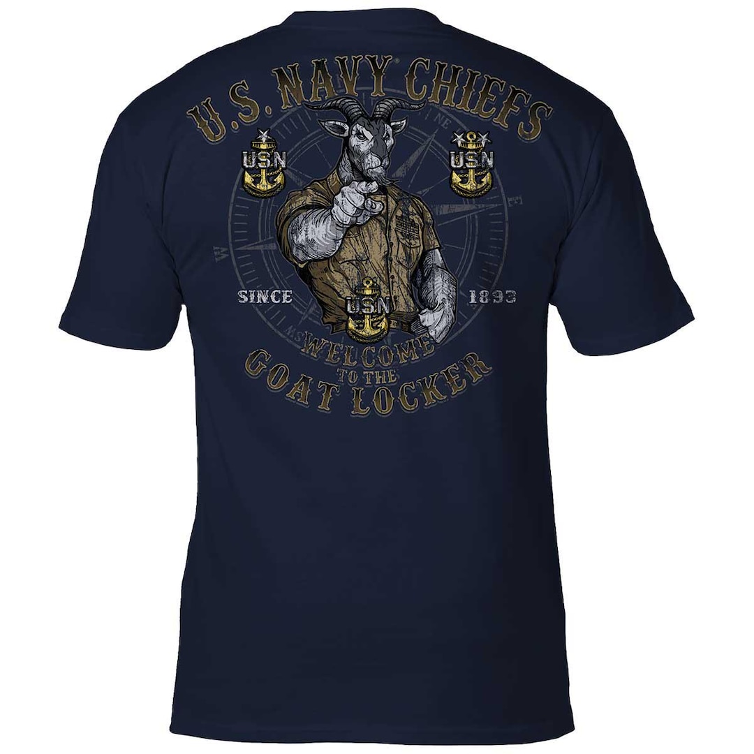 US Navy Chiefs 'goat Locker' 7.62 Design Battlespace Men's T-shirt - Etsy