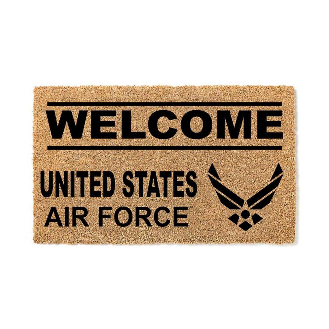 U.S. Air Force Welcome 18 X 30 Inch Coir Doormat - Made in the USA - Etsy