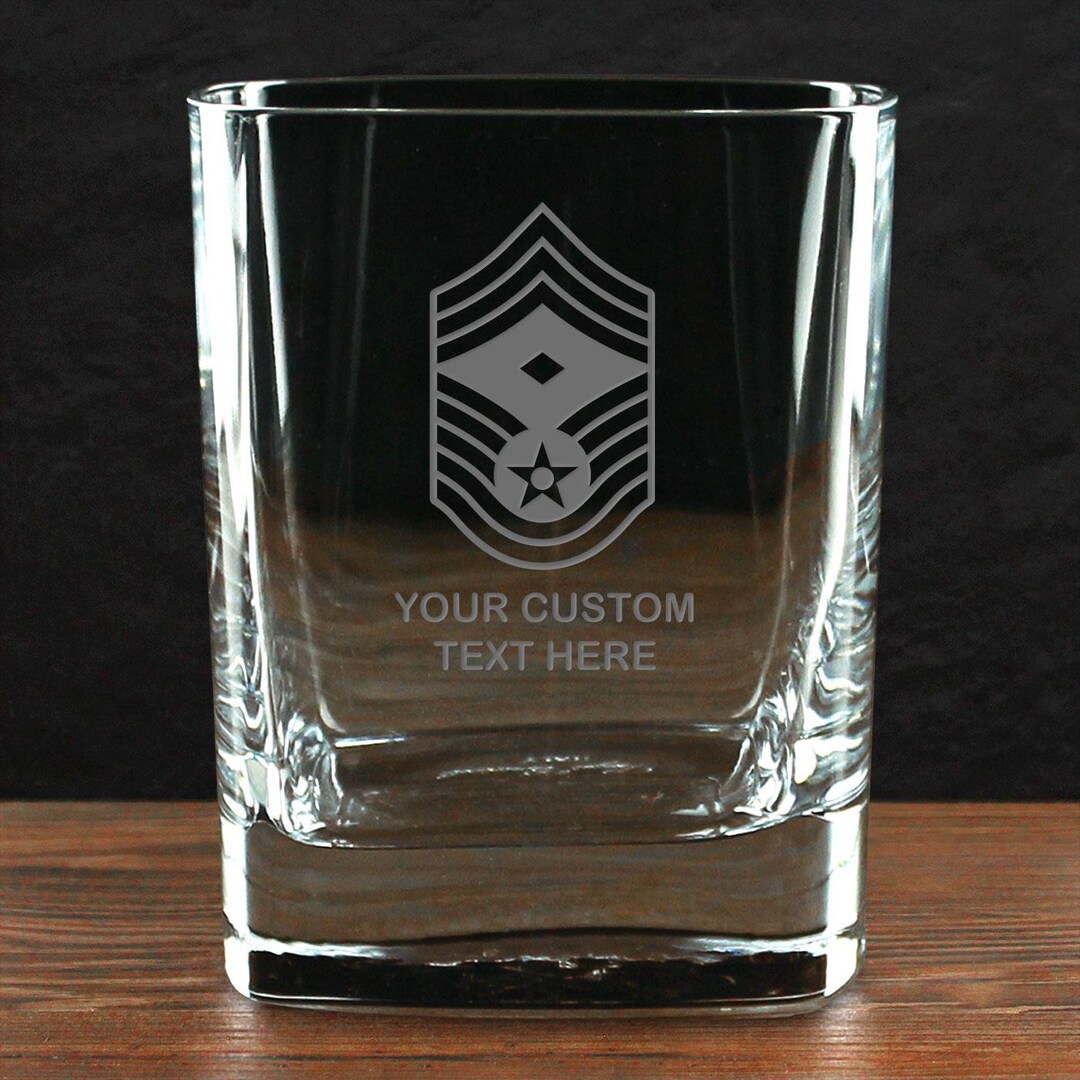 U.S. Air Force E-9 First Sergeant Personalized 11.5 Oz. USAF Square ...