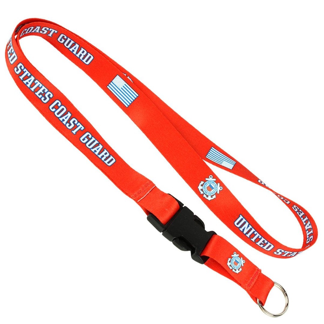 7.62 Design Coast Guard Orange Lanyard - Officially Licensed USCG ...