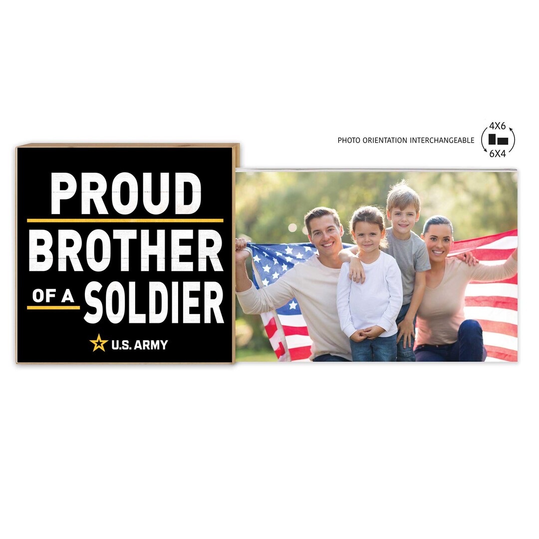 U.S. Army Floating Picture Frame Proud Army Brother - Etsy