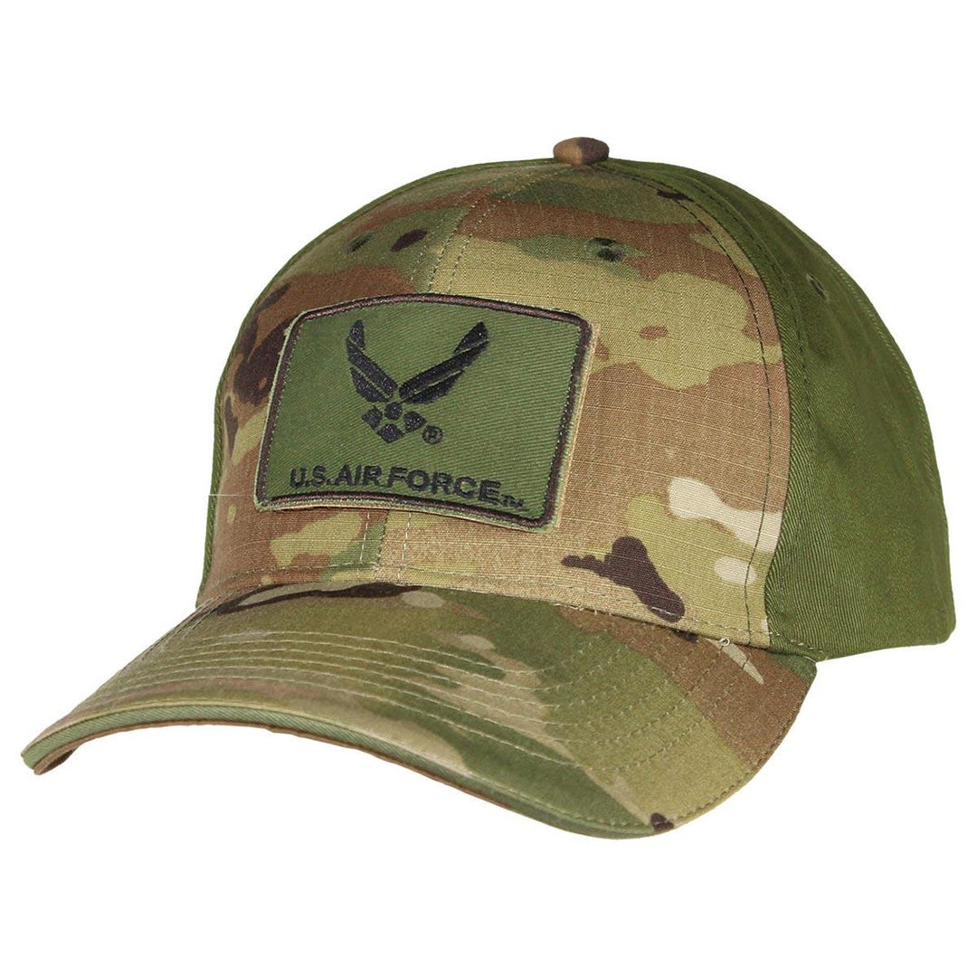 US Air Force Camo/od Green Velcro Patch Cap - Etsy