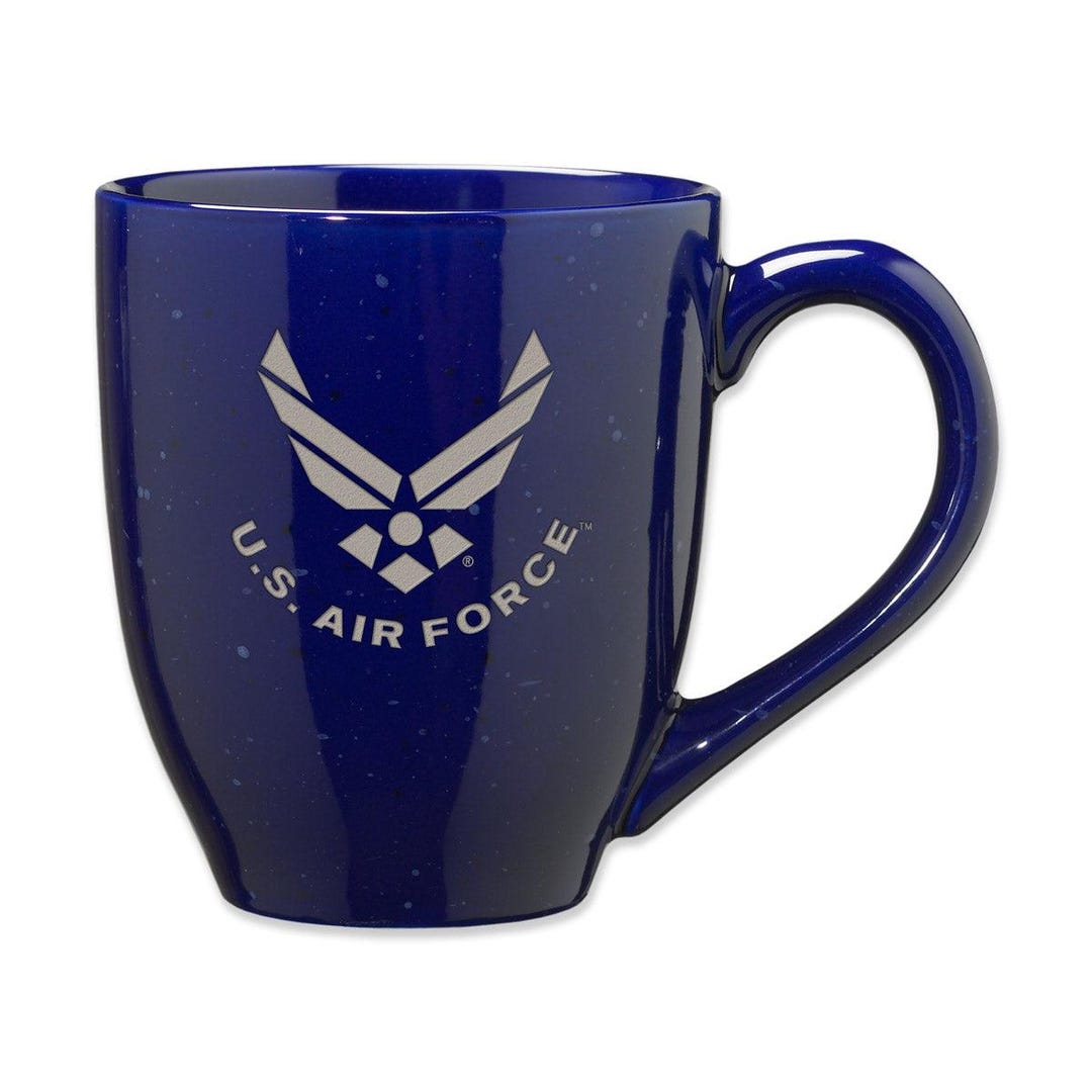 U.S. Air Force Etched Bistro Mug - Officially Licensed - Etsy