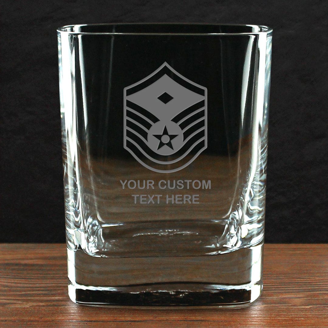 U.S. Air Force E-7 First Sergeant Personalized 11.5 Oz. USAF Square ...