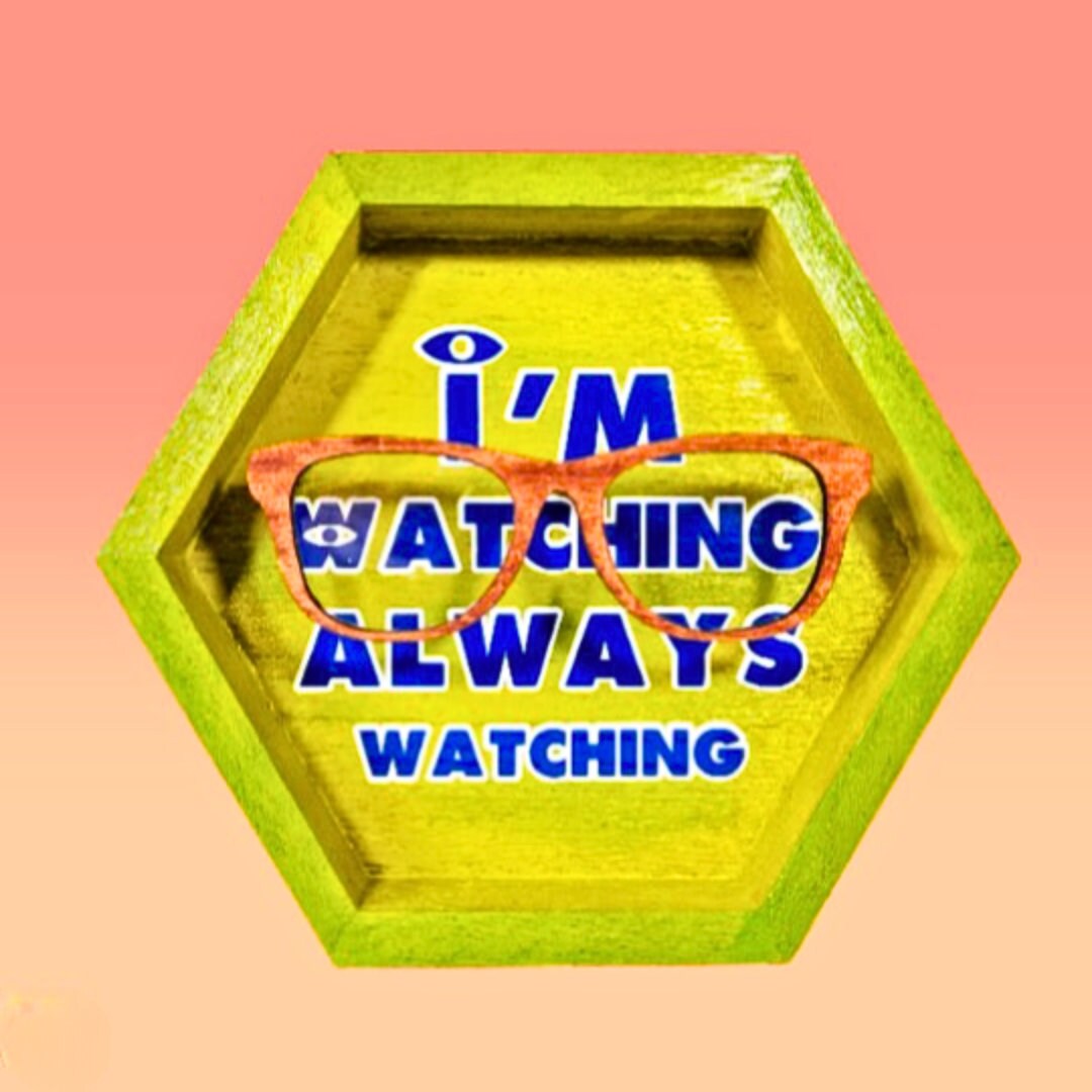 Monsters Inc Roz Inspired Always Watching Wooden Hand-crafted Wooden ...