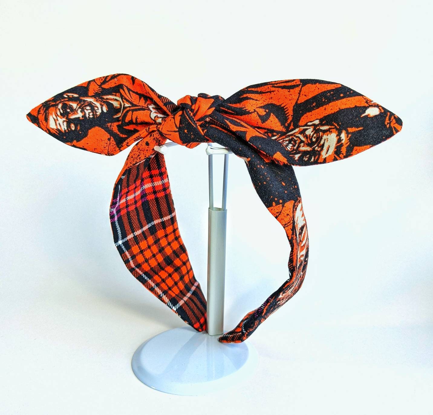 The Walking Dead Inspired Zombie Reversible Top Knot Headband | Etsy