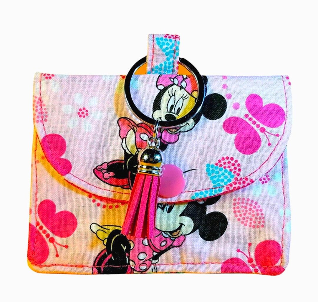 Minnie Mouse Inspired ID Card Holder: Small Wallet Badge - Etsy