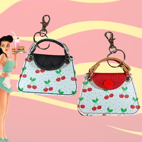 Cherry Hot Rod 1950s Style Pin up Rockabilly Coin Purse - Etsy Australia