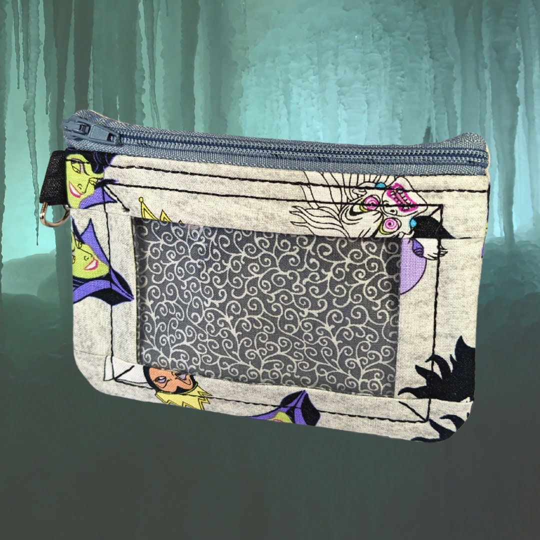 Disney Villains Inspired ID Wallet ID Zipper Pouch ID Badge - Etsy