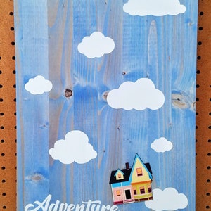 Up inspired Adventure Is Out There wooden sign pressed penny | Etsy