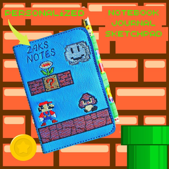 Personalized Gamer Inspired Mini Composition Book Cover With - Etsy