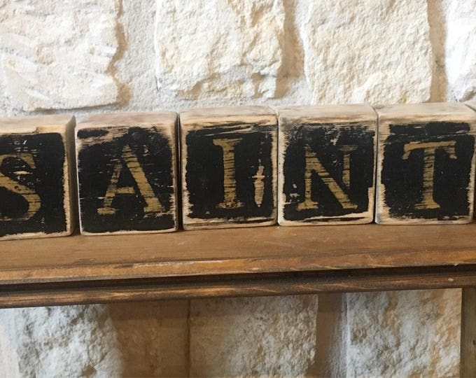 New Orleans SAINTS Rustic Decor-new Orleans Saints Decor-saints Decor ...