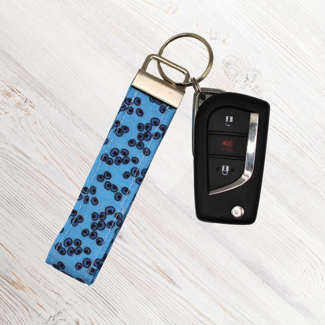 Blueberry Key Fob, Matching Key Fob, Fruit Key Chain, Blue Key Chain ...