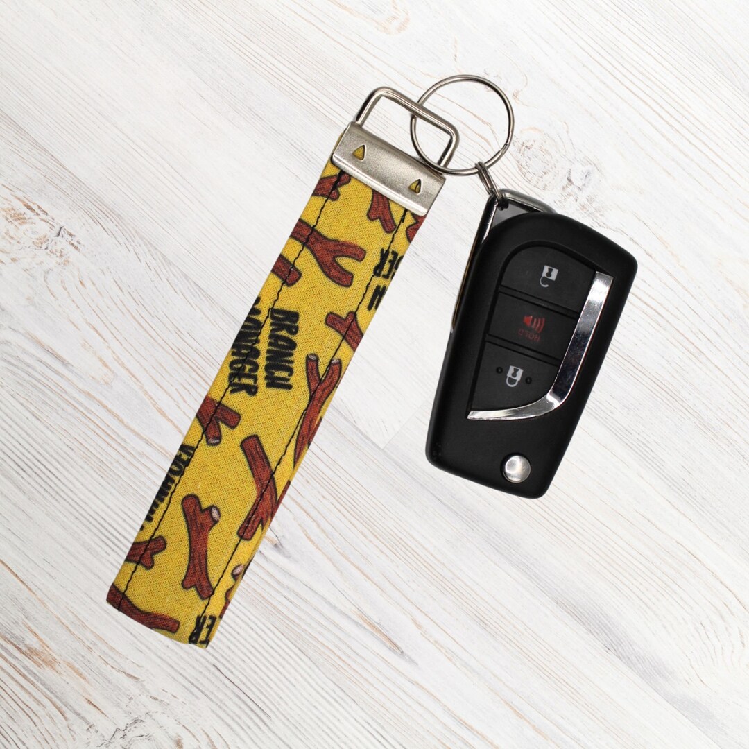 Branch Manager Key Fob, Matching Key Fob, Stick Key Chain, Yellow Key ...