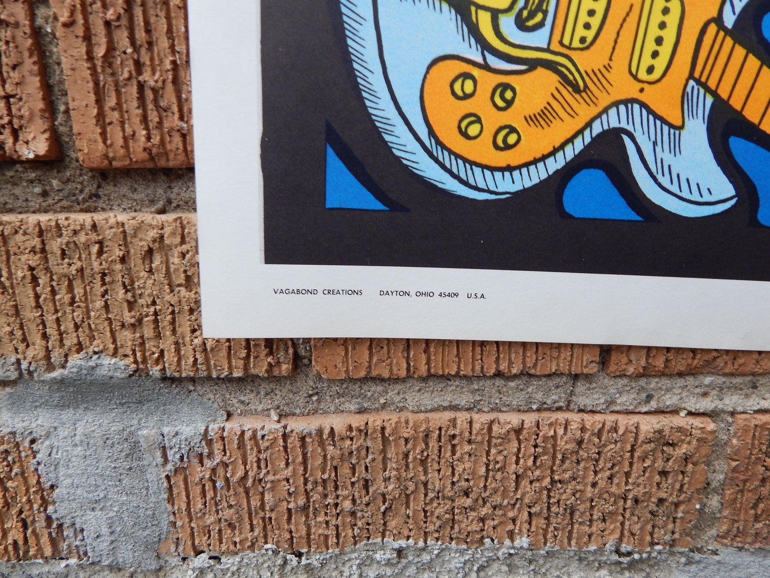 Vintage NOS Original Rock N Roll Peace & Unity Poster Pop Art - Etsy