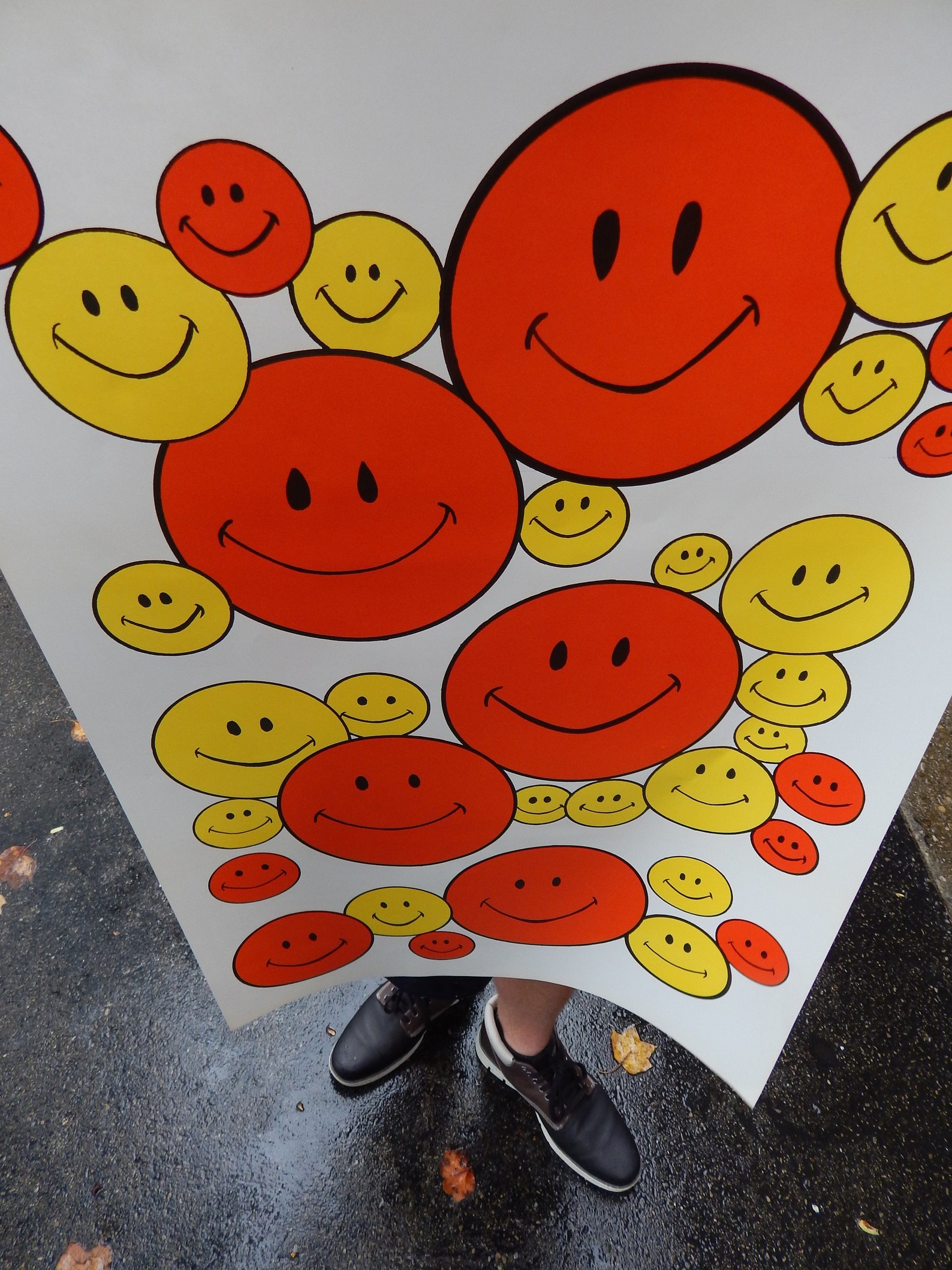 Vintage NOS Original Red Smiley 1970's Hippie Dayton Ohio - Etsy