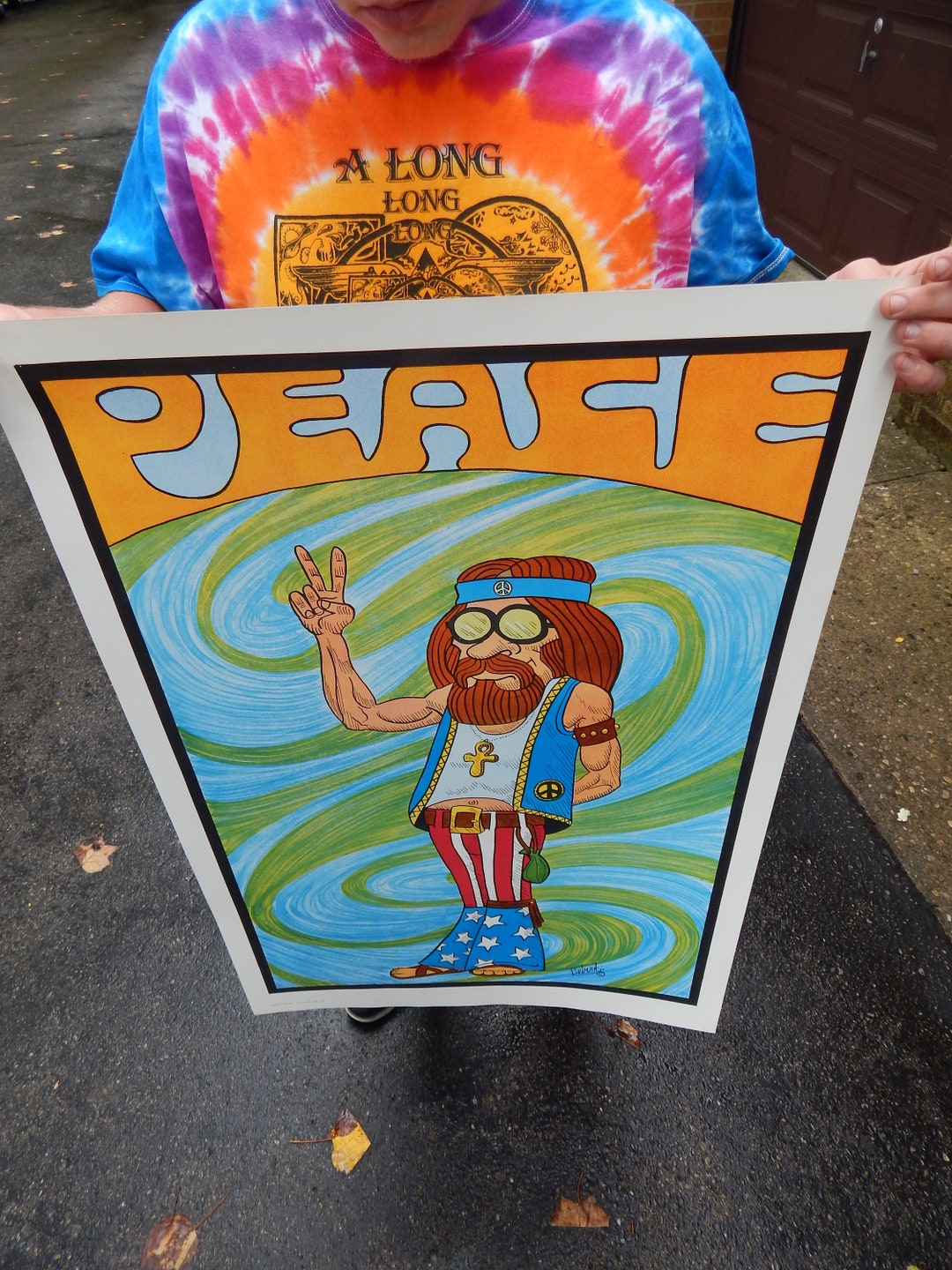 Vintage NOS Original Early 70's Peace Poster - Home Decor Art Print ...