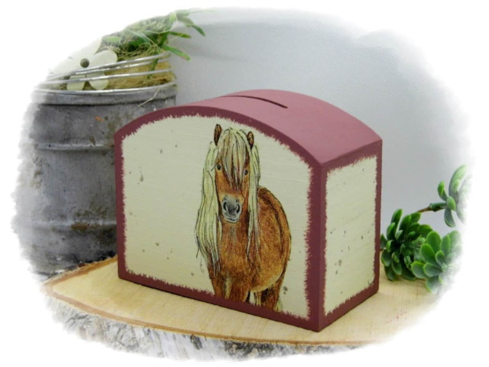 Spardose mit Pferd und Namen Kinderspardose Mädchen Junge | Etsy