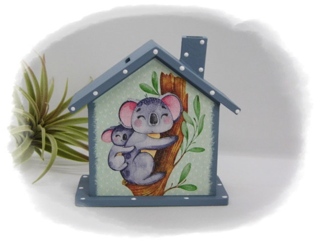 XL Money Box koalas With Names different Colors House - Etsy
