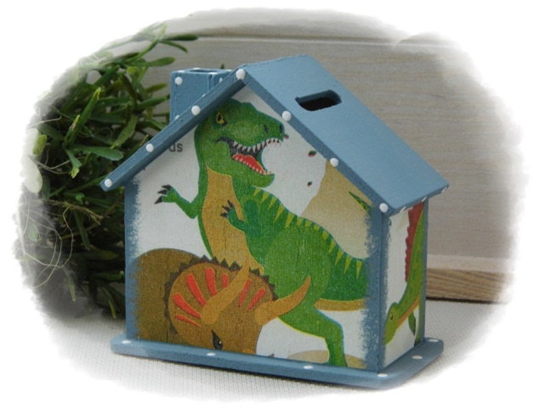 Money box with name wooden decoration kids money box boy | Etsy