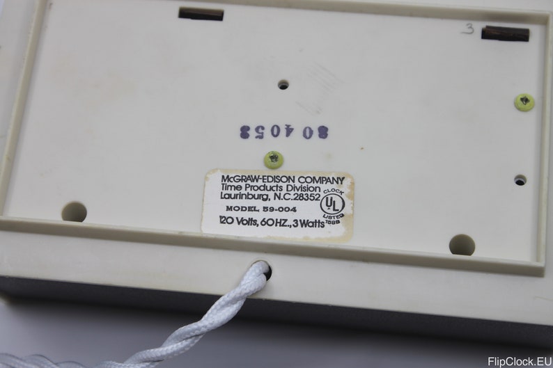 Fully Refurbished USA Built Edison Flip-alarm-clock Very - Etsy