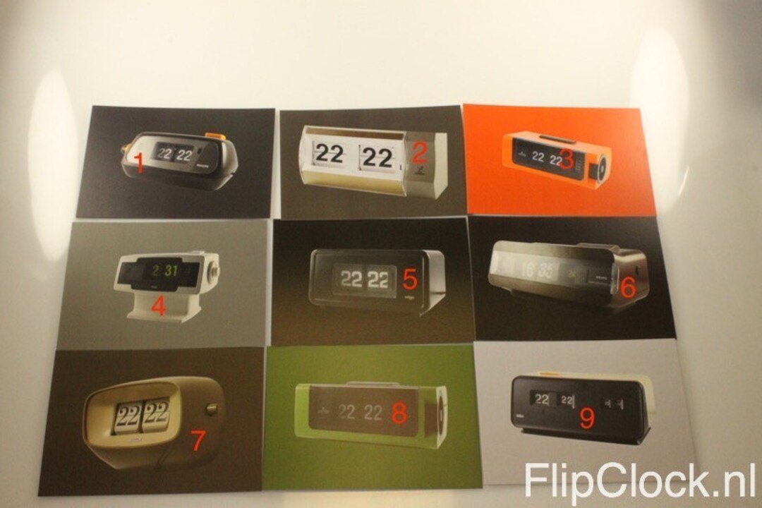 Flipclock Flip Clock Postal Card Postcard, Unique, Made by Me Set of 15 ...