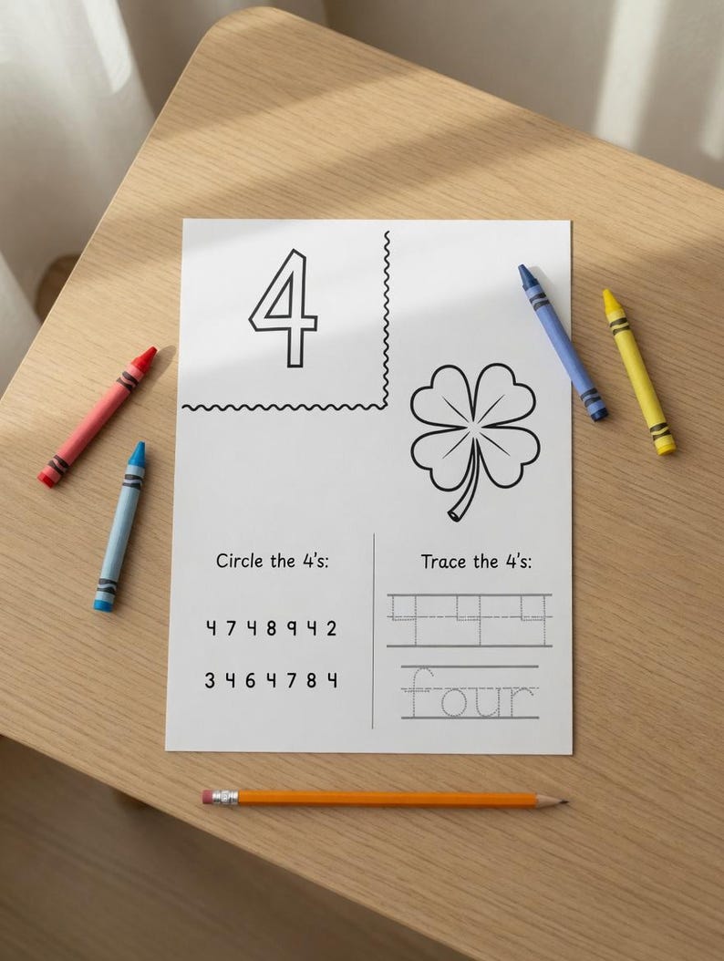 Numbers 1-10 Activity Pack | Preschool Learning Pages (instant Download ...